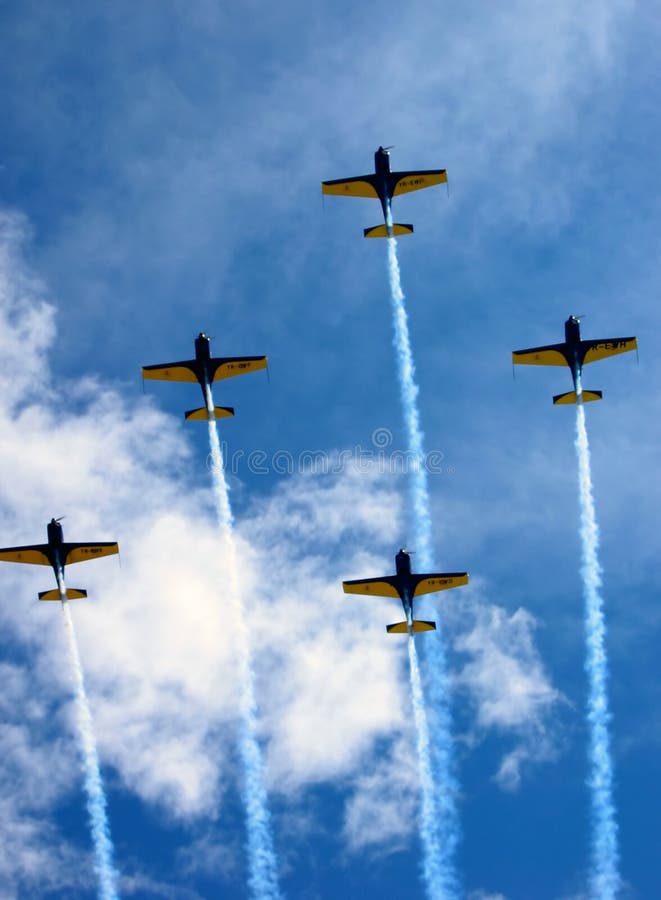 Air show planes stock photo. Image of airplanes, force - 5160584