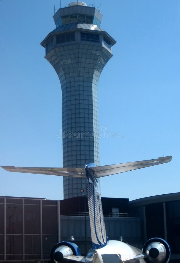 Flight control tower stock photo. Image of airlines, safe - 9532246