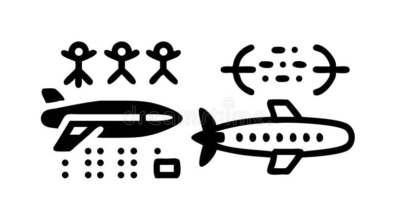 Aviation Evolution, Aircraft Development, Vector Design Generative AI ...