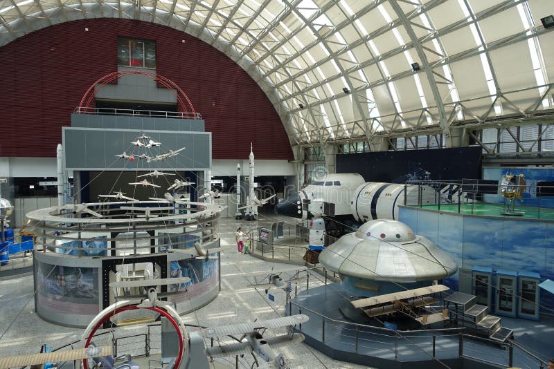 Aviation Exhibition in Sichuan Science and Technology Museum Editorial ...