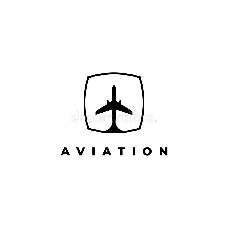 Aviation Logo, Plane Logo Design. Simple Flat Vector Illustration Stock ...