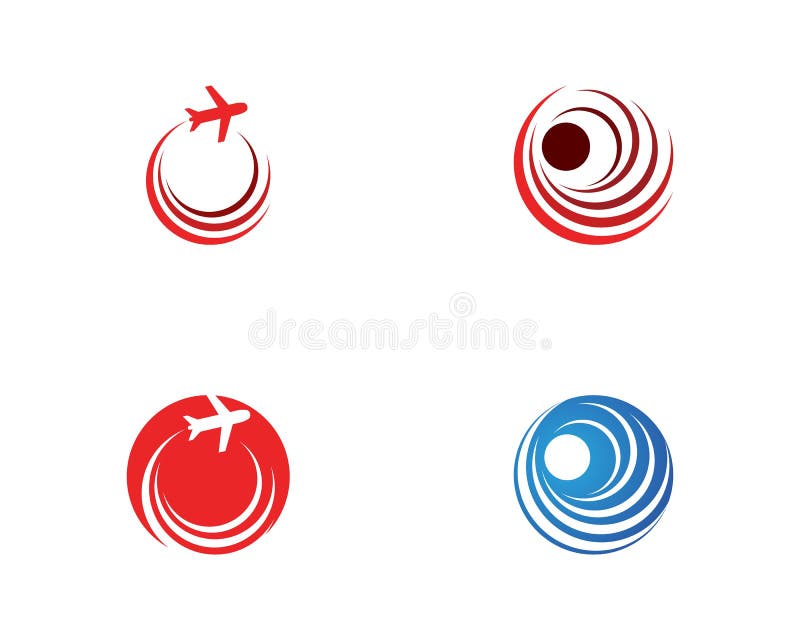 Aviation Logo, Plane Logo Design. Simple Flat Vector Illustration Stock ...