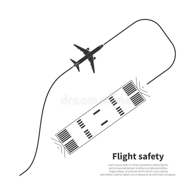 Aviation Safety Infographic Stock Vector - Illustration of colliding ...