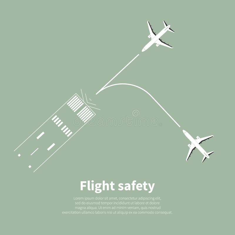 Aviation safety stock vector. Illustration of pair, civil - 77938134