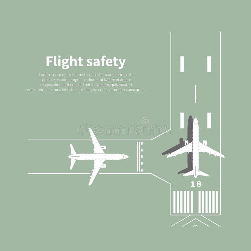 Aviation safety stock vector. Illustration of colliding - 78169882