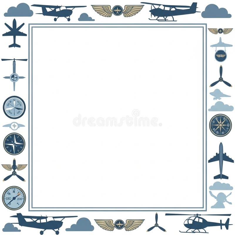 Various Aeronautical Symbols Stock Illustrations – 7 Various ...