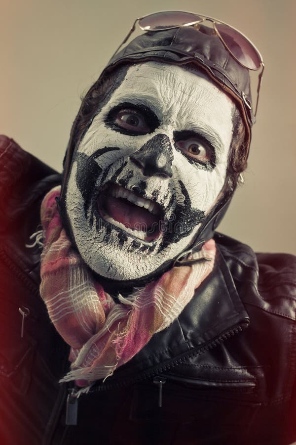 Aviator Skull stock photo. Image of flying, aeroplane - 55905566