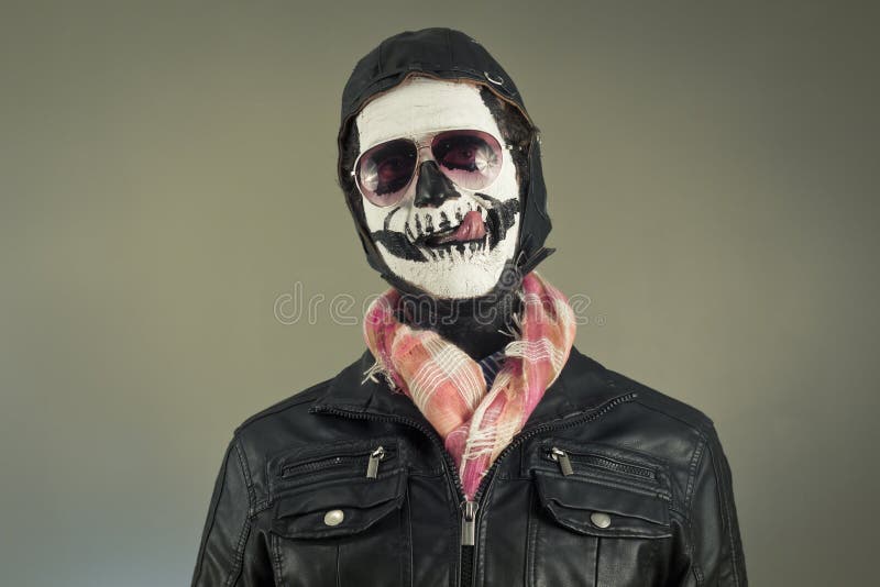 Aviator Skull stock photo. Image of freaks, aviation - 55905562