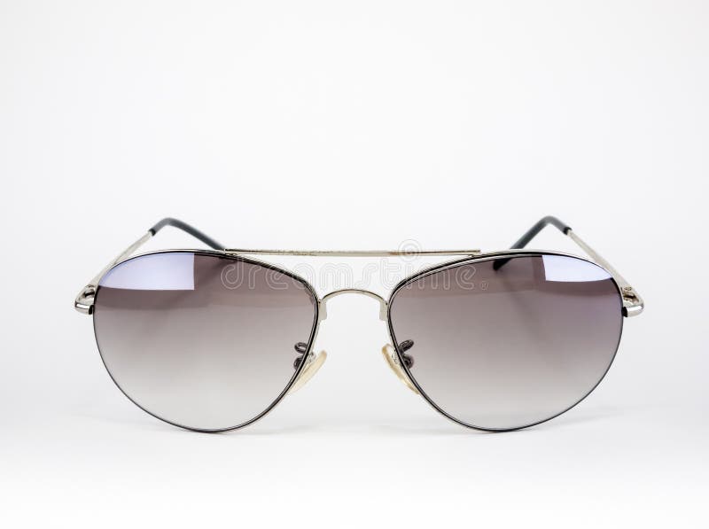 Aviator Sunglasses Isolated on White Stock Image - Image of personal ...