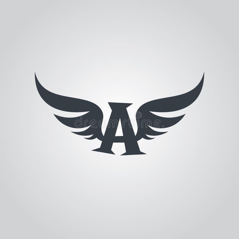 Aviator Symbol Logo Logotype Theme Stock Vector - Illustration of blue ...