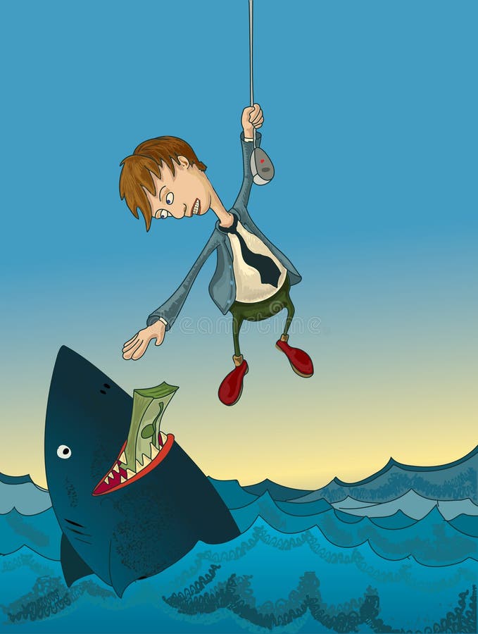 Avidez ilustración del vector. Ilustración de vector, dinero - 1476367