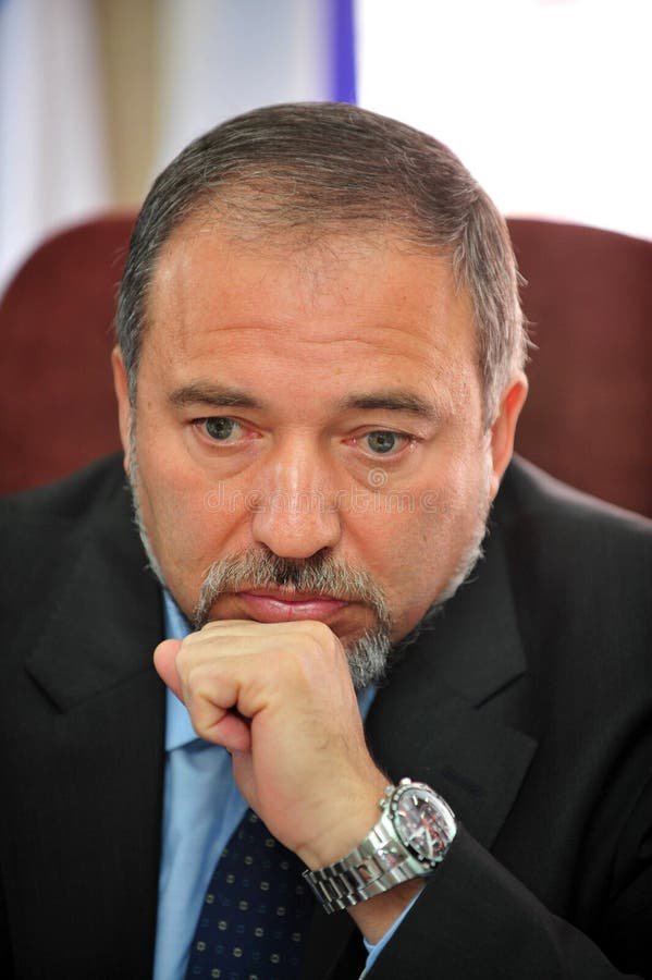 Avigdor Lieberman fotografia editorial. Imagem de ministro - 32174537
