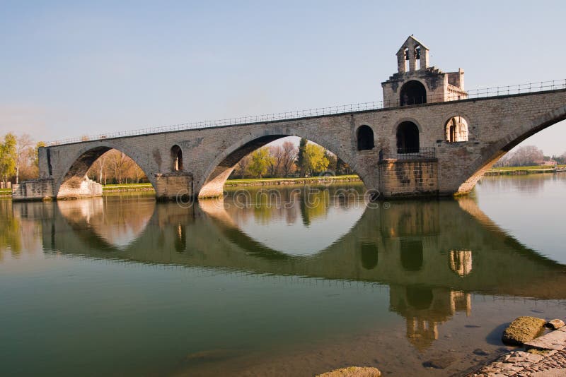 Rzymski Akwedukt Pont Du Gard, Francja Obraz Stock - Obraz złożonej z ...