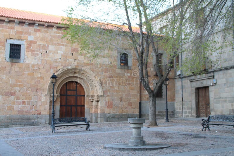 Avila ( Spain ) stock image. Image of arch, house, ruins - 340645807