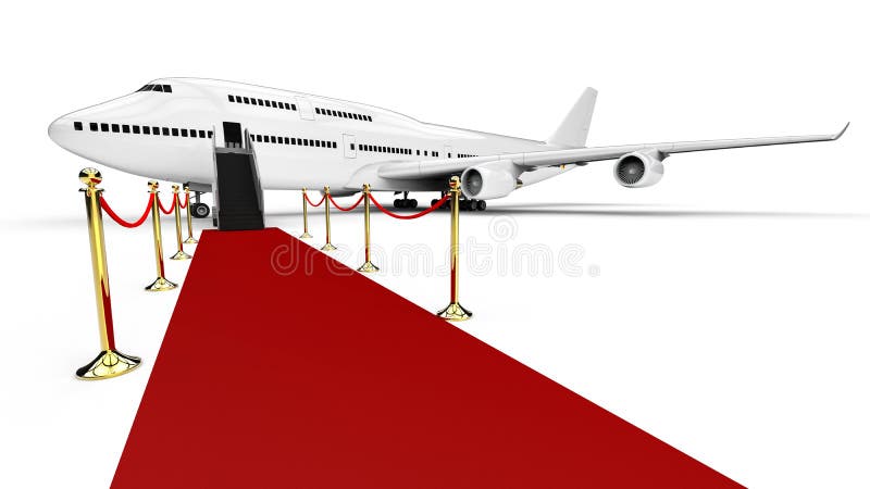 Avion de ligne de VIP illustration stock. Illustration du obtenir ...