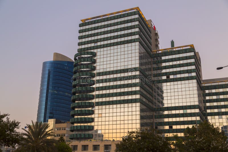 Aviv Towers in Tel Aviv, Israel Redaktionelles Bild - Bild von ...