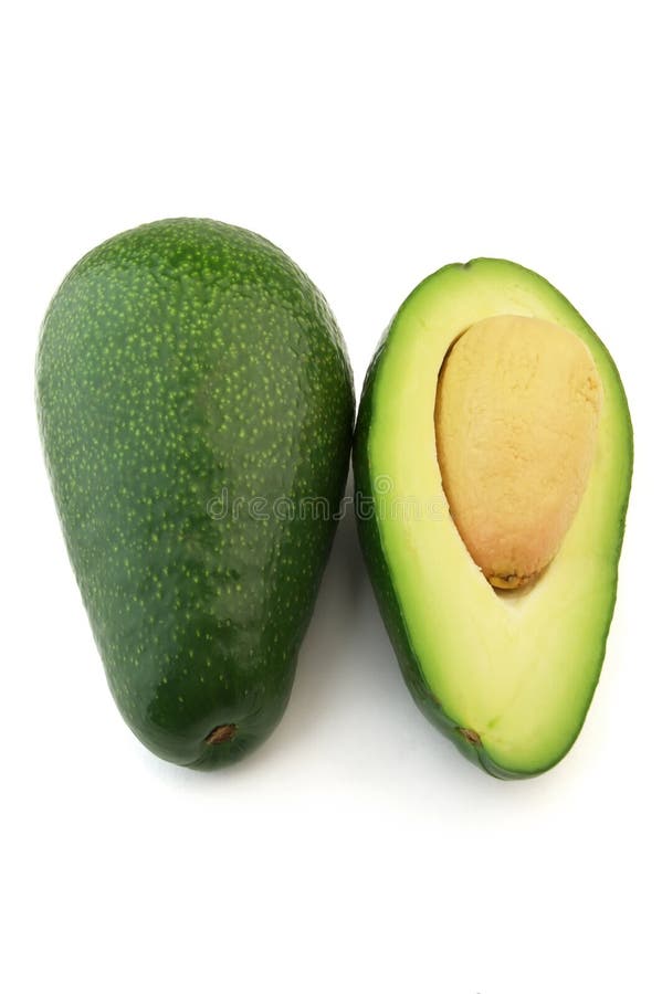 Green Avocado Avocados, Many Angles and View Side Top Front Sliced ...