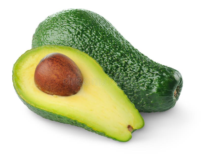 Avocado stock image. Image of white, piece, horizontal - 18188183