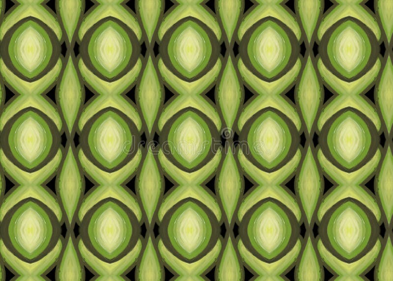 Avocado Abstract Fluid Modern Art Stock Illustration - Illustration of ...