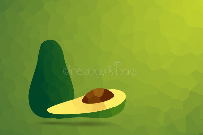 Avocado abstract. stock illustration. Illustration of fruit - 34530527