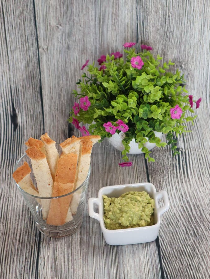 Avocado bread stick stock image. Image of bread, grab - 134399763