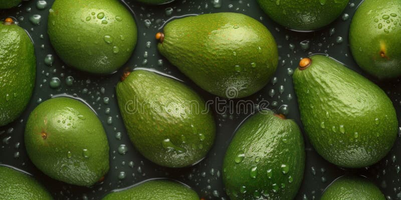 Avocado on a Counter in the Supermarket. Banner Created with Ai ...