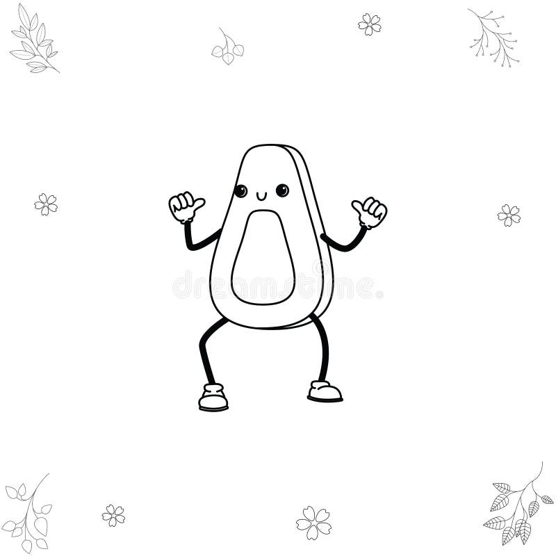 Dancing Avocado Stock Illustrations – 150 Dancing Avocado Stock ...