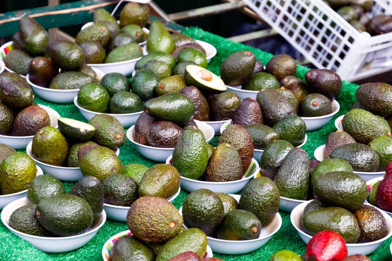 Avocado on Display at Borough Market Stock Image - Image of england ...