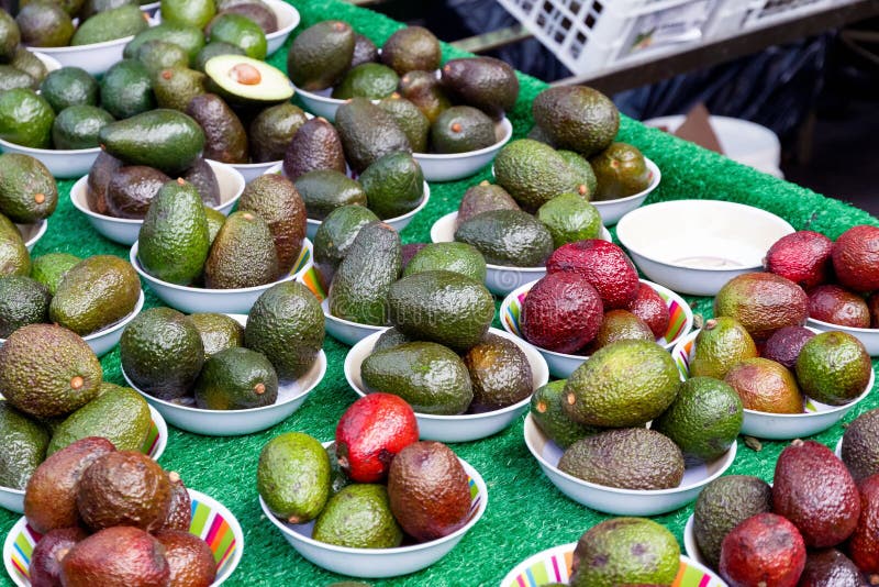 Avocado on Display at Borough Market Stock Photo - Image of london ...