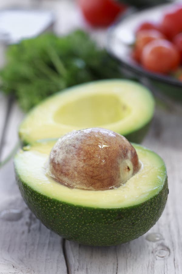 Avocado half stock photo. Image of peel, nutritious, fruit - 50560912