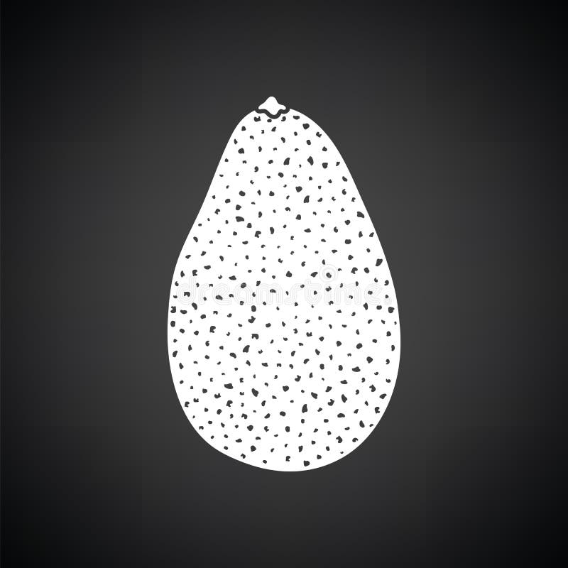 Avocado icon stock vector. Illustration of exotic, plant - 125216834