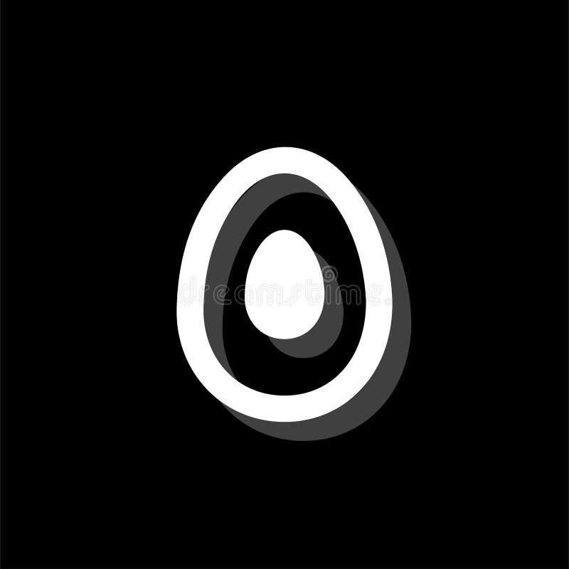 Avocado icon flat stock illustration. Illustration of white - 138010440