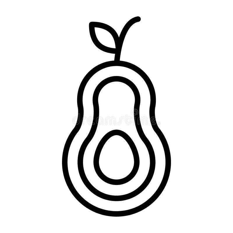 Black White Avocado Logo Stock Illustrations – 1,502 Black White ...