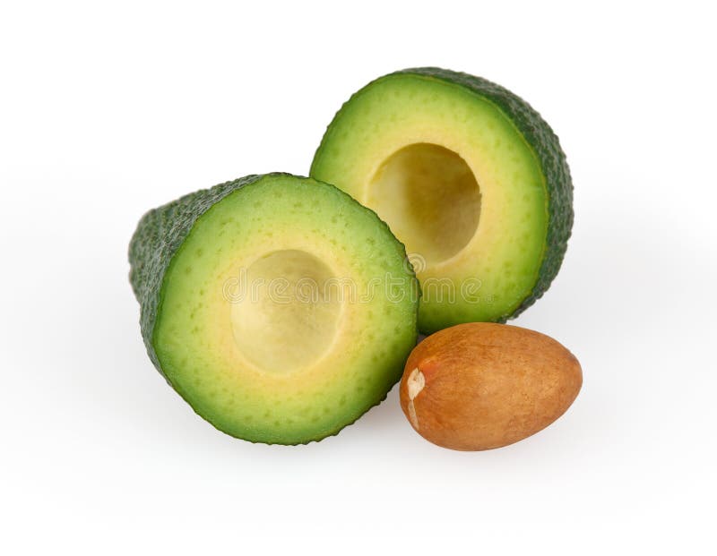 Avocado isolated on white stock image. Image of path - 26522621