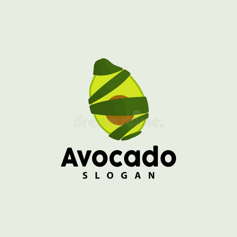Avocado Logo, Fresh Fruit Vector, Symbol Icon Design Stock Vector ...