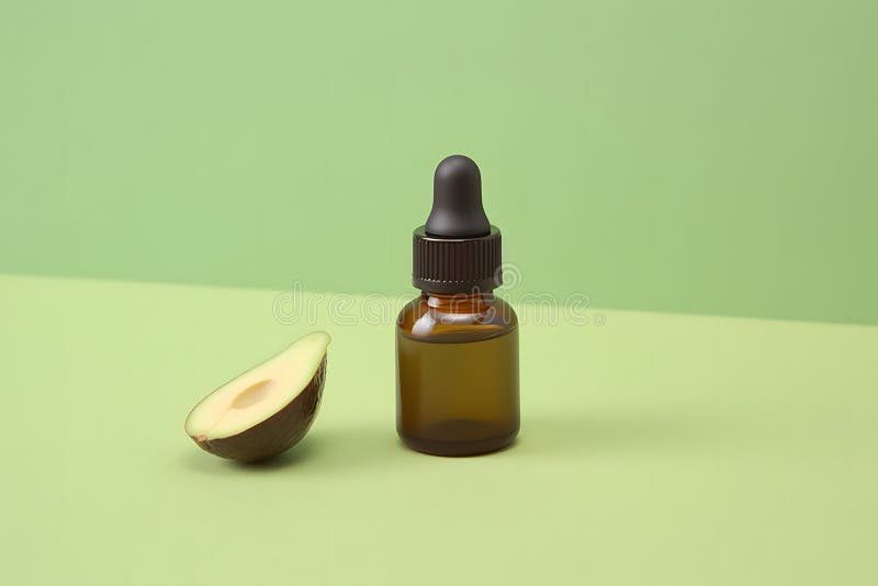 Avocado Oil on Table Close-up. Neural Network AI Generated Stock Image ... Avocado Oil on Table Close-up. Neural Network AI Generated Stock Image ...