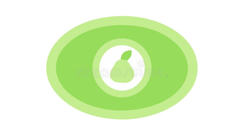 Avocado or Pear Shape Icon, Healthy Fruit or Vegetable , Vector Design ...