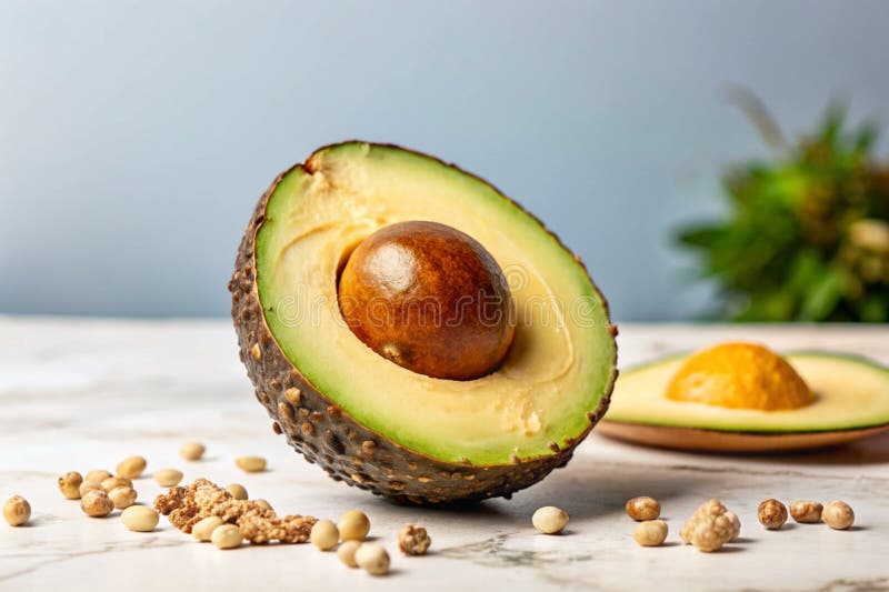 Avocado Photo Shoot in the Studio Stock Illustration - Illustration of ...