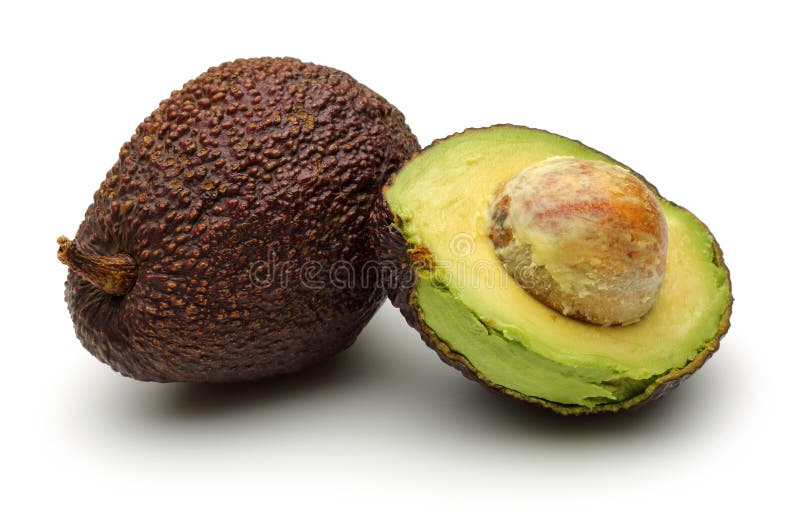 Ripe avocado ready to eat stock image. Image of brown - 132124591