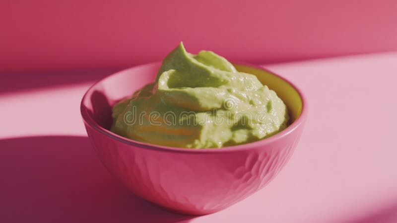 Avocado on Pink Surface stock photo. Image of life, prop - 378301658