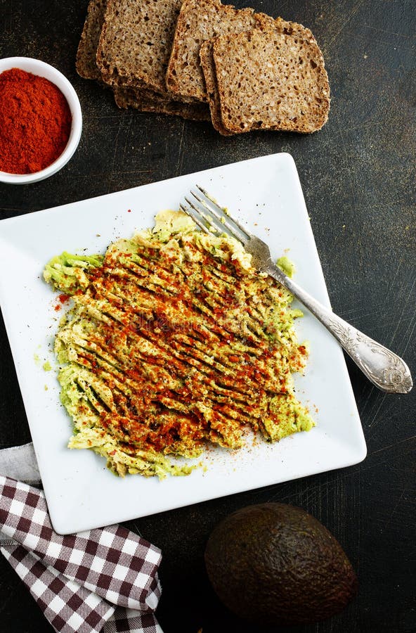 Avocado with spice stock photo. Image of avocado, based - 169914412