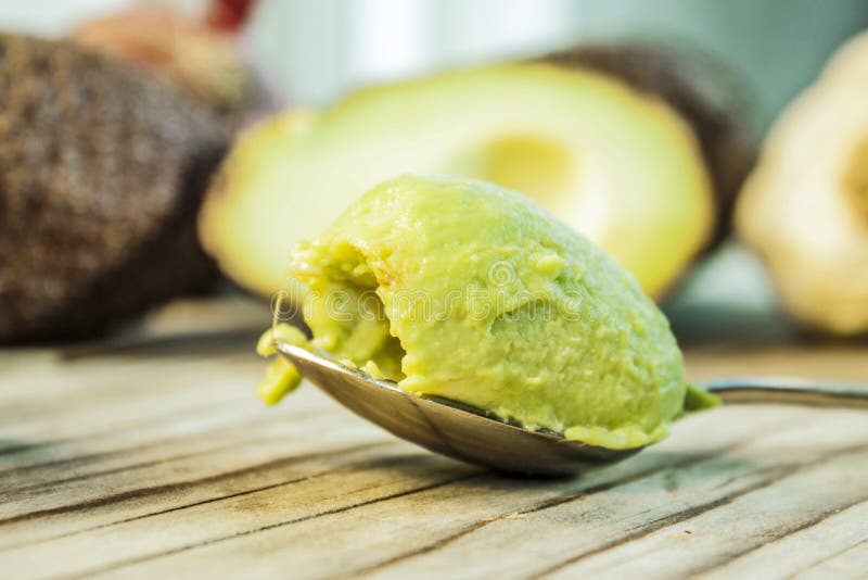 Avocado spoon stock image. Image of green, healthy, delicious - 57503401