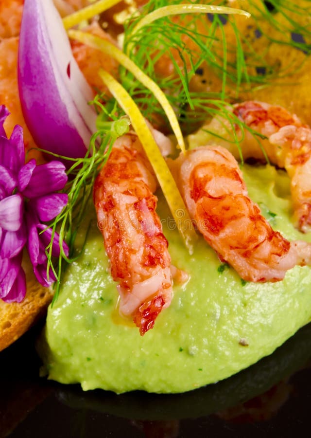 Avocado Tureen with Seafood Stock Photo - Image of exotic, cook: 22322296