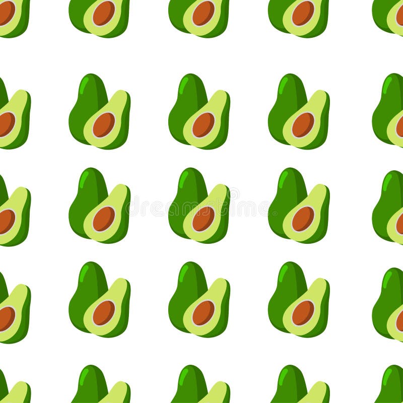 Avocado Vector Pattern. Suitable for Background Walls and Other ...