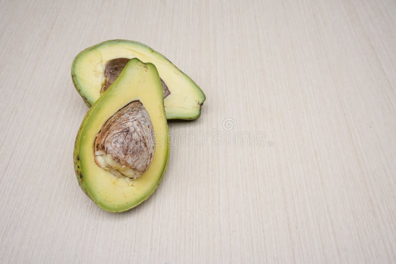 Avocado on the Wooden Table Stock Photo - Image of plant, breakfast ...