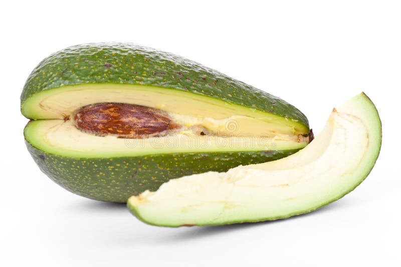 Les Feuilles Entières D'avocat Ont Coupé La Moitié 2 D'isolement Sur Le ...