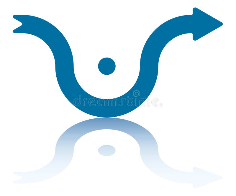 Avoid Arrow stock vector. Illustration of pointing, travel - 6867518