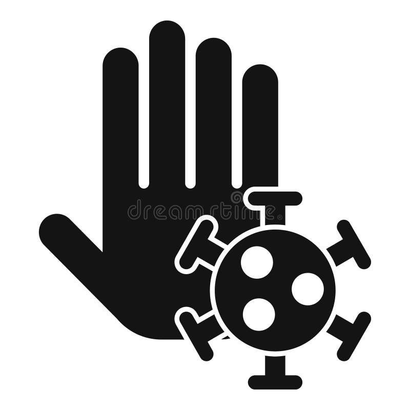 Avoid Contact Virus Icon Simple Vector. Person Health Care Stock ...