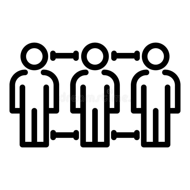 Avoid Crowd Icon Outline Vector. Social Health Stock Vector ...