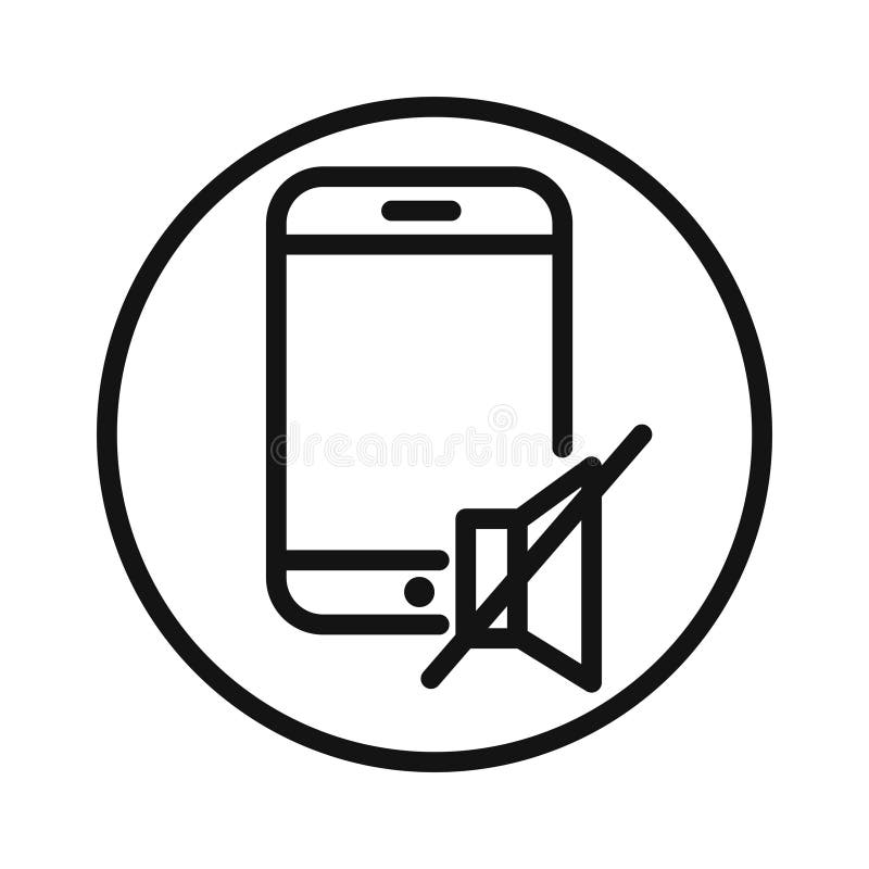 Avoid Distraction Black and White Icon Illustration Stock Vector ...